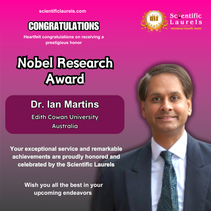 Dr. Ian Martins | Biography | Scientific Laurels